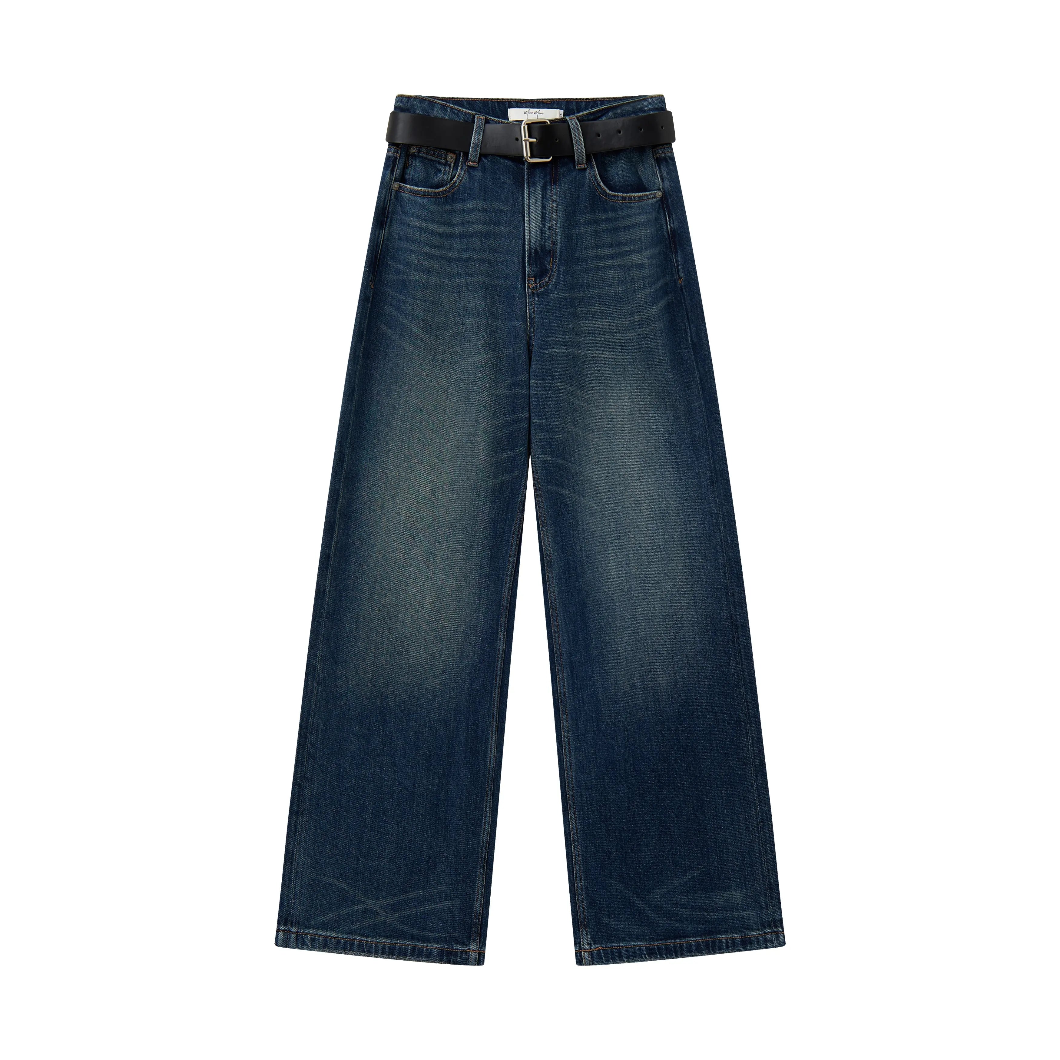 An image of a 32488 Wide-Leg Jeans by Mirra Masa