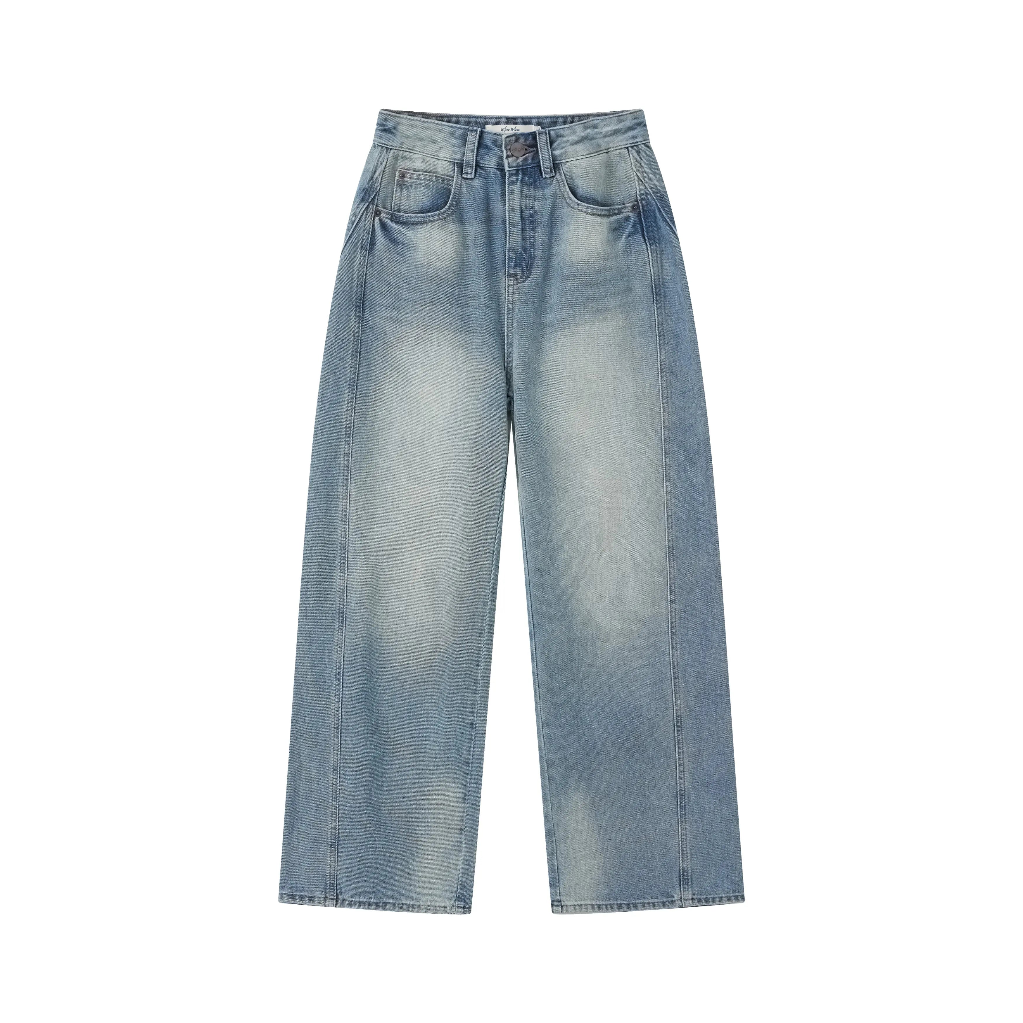 An image of a 7585C Straight Leg Jeans by Mirra Masa